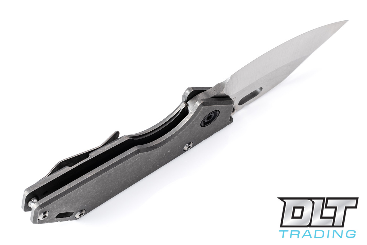 Strider .75 AR Drop Point Tumbled S90V - Tumbled - DLT Trading