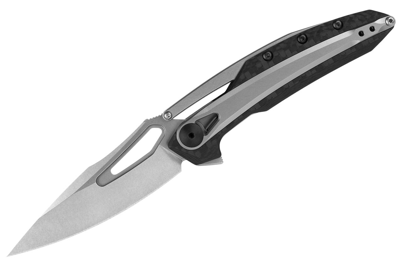 ZT 0990 Skeletonized Flipper - Carbon Fiber - 3.25" Blade