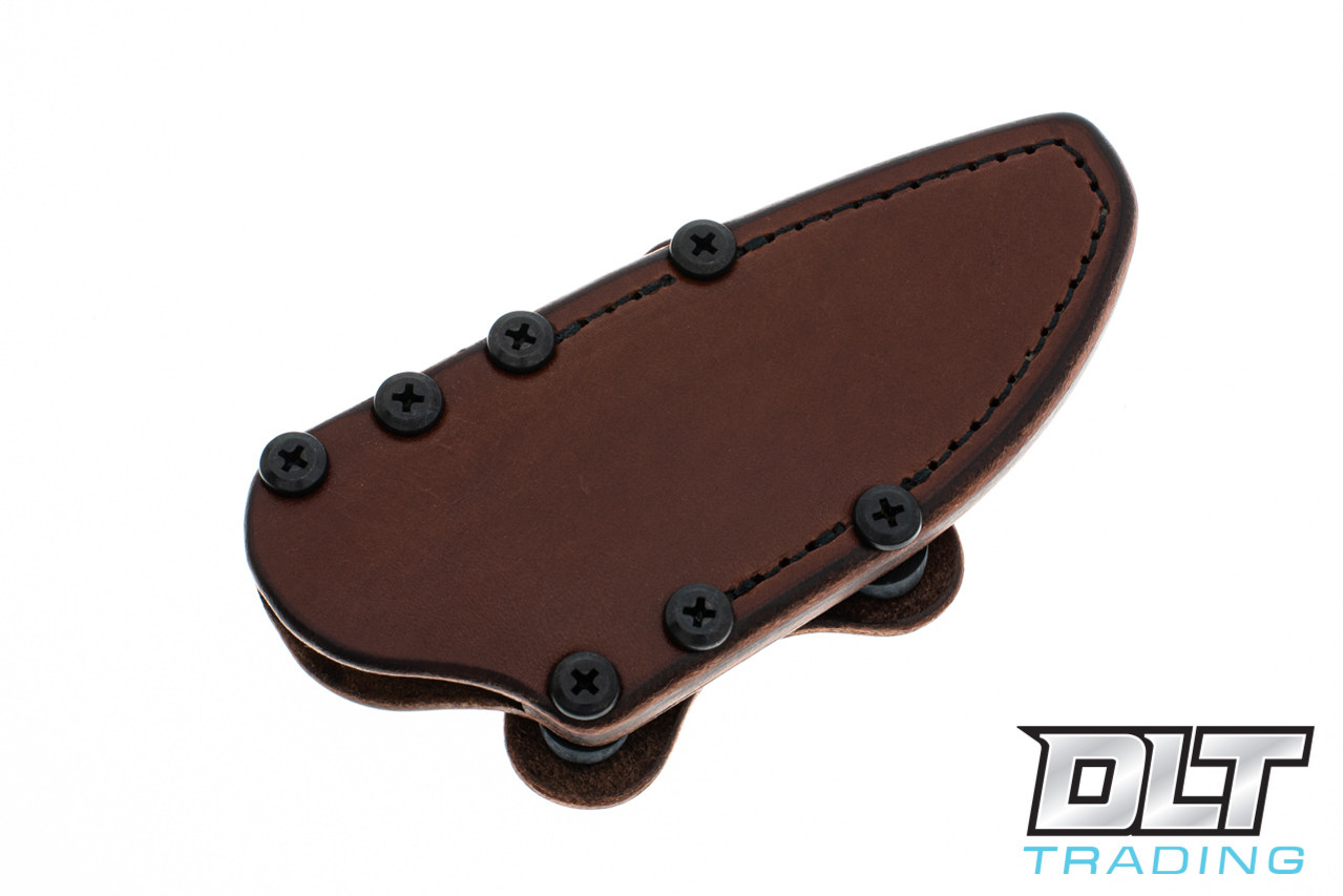 RMJ Tactical Utsidihi Leather Sheath - Brown - DLT Trading