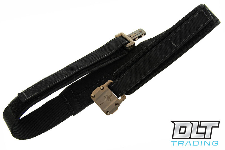 Microtech Apis Tactical Belt - Titanium Buckle - Black - Size 34 - DLT ...