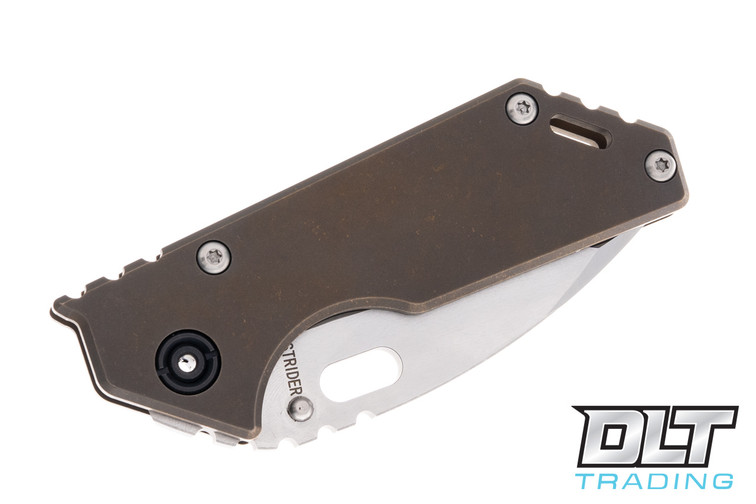 Strider .75 AR Tanto Tumbled S45VN - Bronze Anodized Titanium - DLT Trading