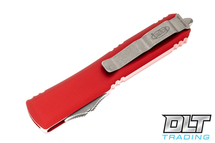 Microtech Ultratech Se Red Handle Apocalyptic Blade