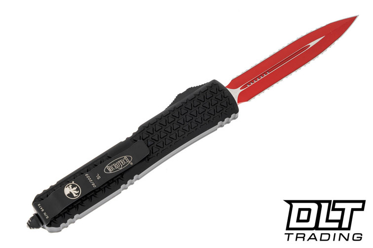 Microtech Ultratech D/E Sith Lord - Black Handle - Red Blade