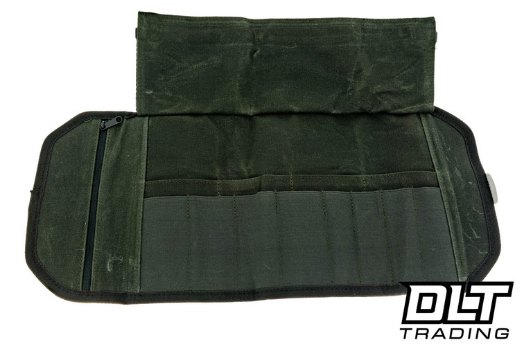 Roaring Fire Pioneer Mini Tool Roll - Moss Green - DLT Trading