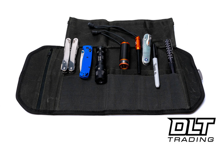 Roaring Fire Pioneer Mini Tool Roll - Moss Green - DLT Trading