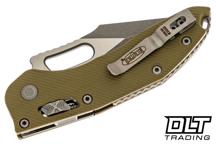 Microtech 169rl 10apflgtod Stitch Se Ram Lok Od Green Fluted G 10