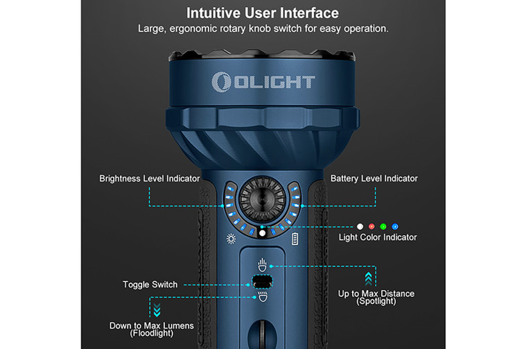 Olight Marauder Mini - Midnight Blue - DLT Trading