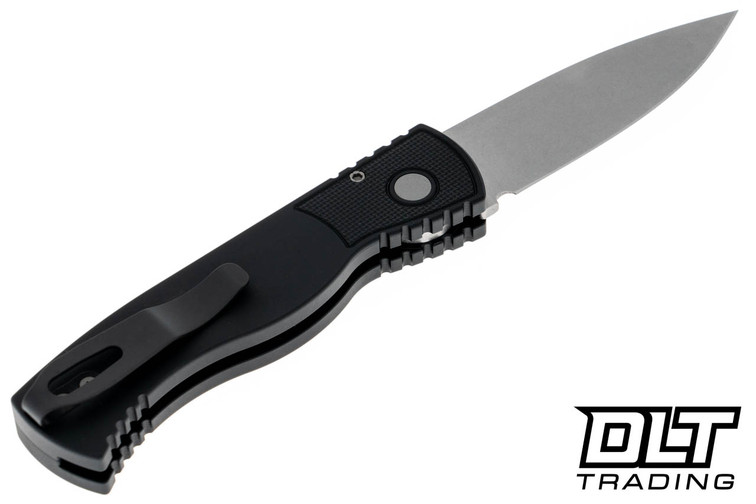 Pro Tech Tr 2 Black Handle Stonewashed Magnacut Blade Dlt Trading
