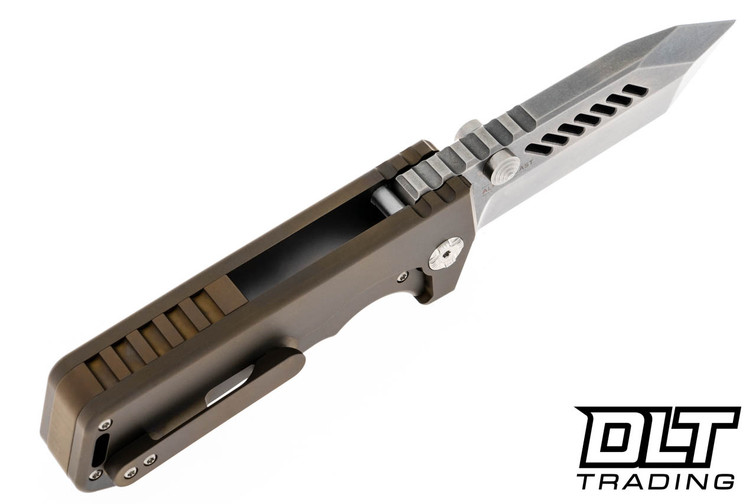 PMP Alpha Beast Gen 2 - Bronze Anodized Titanium - Stonewashed Blade ...
