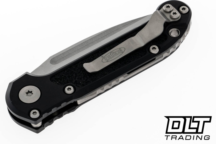 Microtech LUDT Gen III - Black Handle - Stonewashed Blade