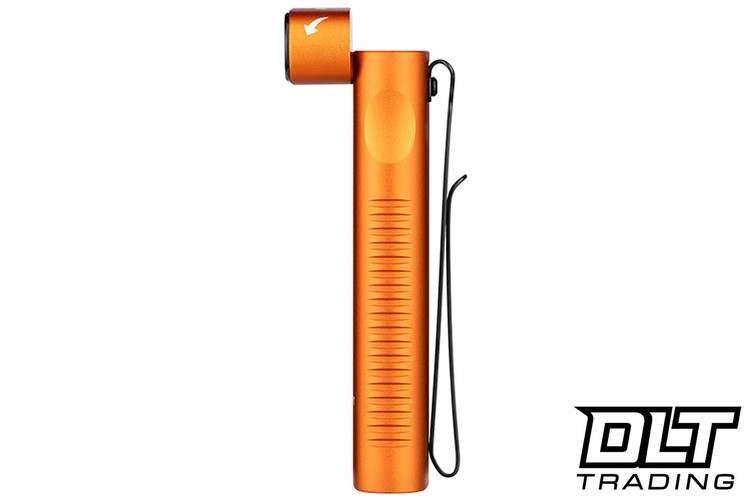Olight Arkflex Adjustable Right Angle Flashlight - Orange - DLT Trading