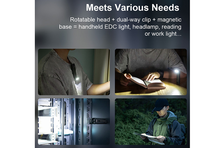 Olight Arkflex Adjustable Right Angle Flashlight - Orange - DLT Trading