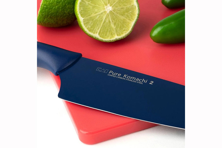 Kai Pure Komachi 2 8" Chef's knife with Sheath - Navy - DLT Trading