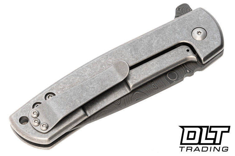 Defiant 7 Servo Stonewashed Titanium Damascus Blade Dlt Trading