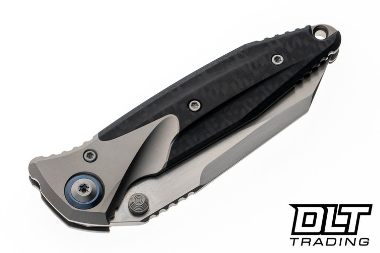Microtech 263M-4CFTI Socom Bravo Mini Warcom - Carbon Fiber - Blue ...