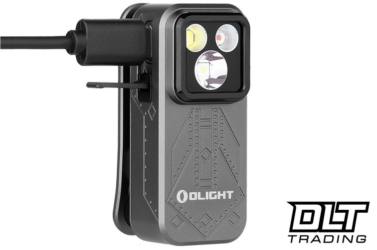 Olight Oclip Pro Clip on Flashlight with Floodlight & Red Light ...