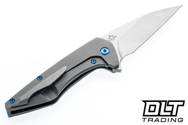Koenig Mini Goblin - Smooth Titanium - Burnished Blade - Polished Flats ...