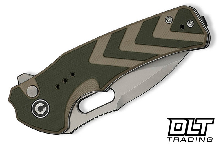 Civivi Knives Vexron Flipper C24066-2 - Milled Green & Tan G-10 ...