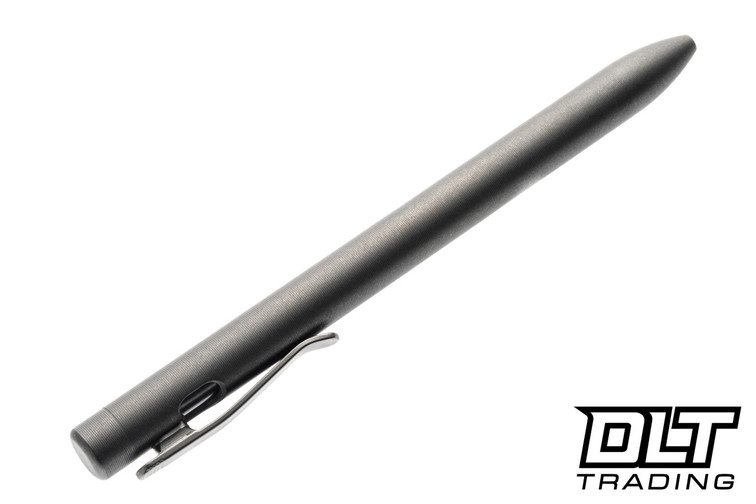 Tactile Turn Clip Action Pen Standard - Stonewash Titanium - DLT Trading