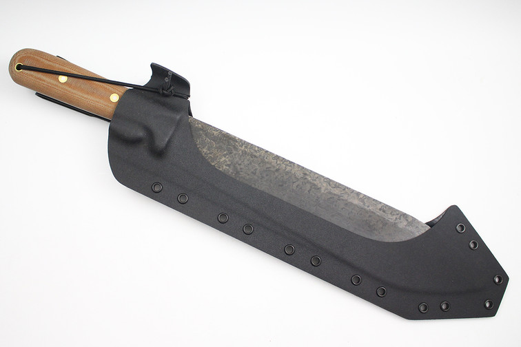 LT Wright Overland Machete Natural Canvas - Matte - Kydex Sheath - DLT ...
