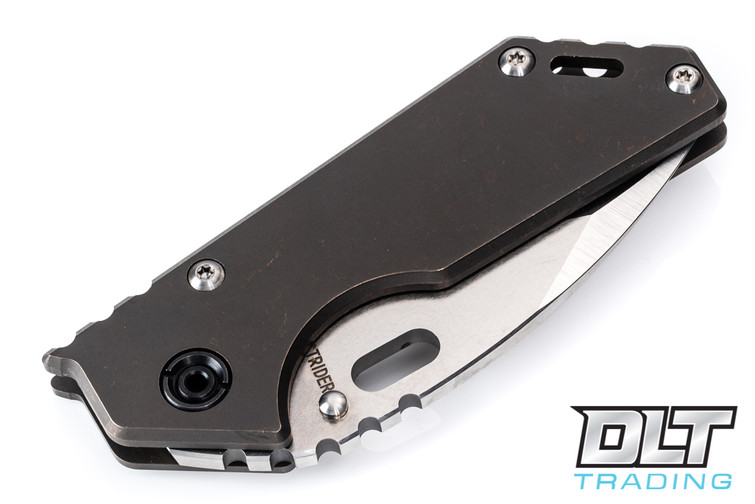 Strider .75 AR Drop Point Tumbled S90V - Bronze Anodized - DLT Trading