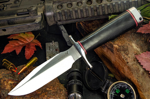 Blackjack Model 5 Black Canvas Micarta - DLT Trading