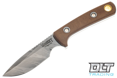 Vehement Grunt 2.0 - Bright Satin Tigerlypse - Natural Micarta - Black ...