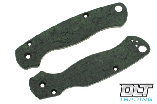 RGT Spyderco Paramilitary 2 Scale Set - Green Dark Matter - DLT Trading