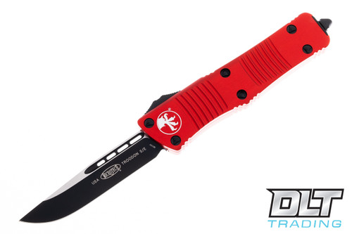 Microtech Troodon S/E - Red Handle - Black Blade