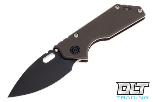 Strider .75 AR Drop Point PVD S45VN - Bronze Anodized Titanium - DLT ...