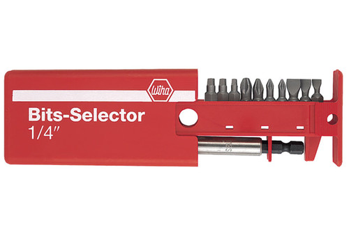 Wiha 11 Piece Bits Selector And Magnetic Bit Holder Set Dlt Trading