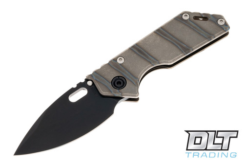 Strider .75 AR Drop Point PVD S45VN - Flamed & Bronze Anodized Titanium ...