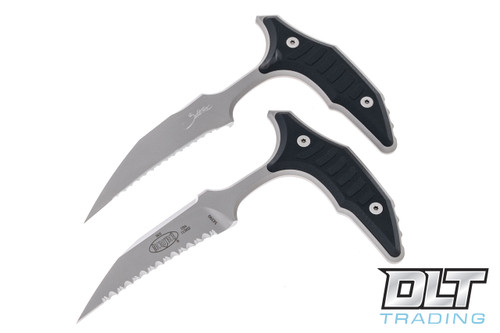 Microtech 218D-9GTBKS Double Bee - Black G-10 - Bead Blasted Blade ...