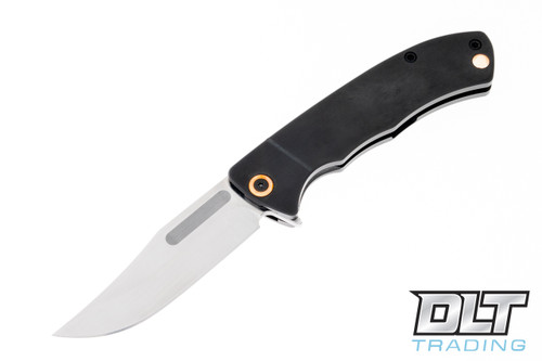 Vehement Mongrel S45VN - PVD Titanium - Tumbled Blade - Copper Hardware ...