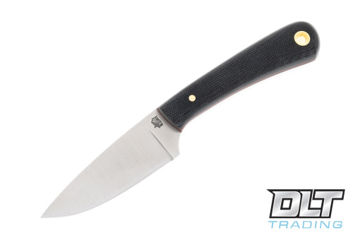 Lt Wright Frontier Valley A2 Flat Ground Black Micarta Red Liners