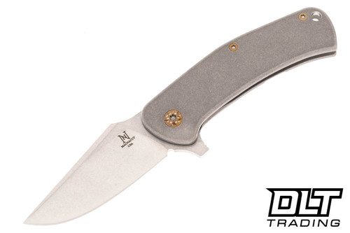 Nicholas Nichols Guppy Folder - Full Ti - Bronze Hardware - DLT Trading