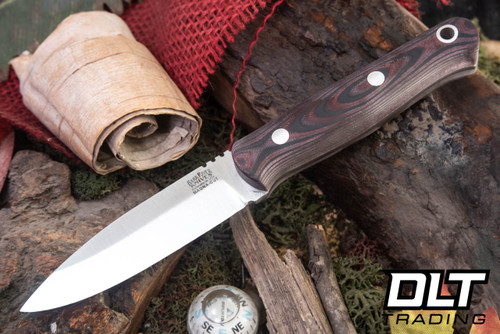 Bark River Bushcraft Scout MagnaCut Red & Black Suretouch - Matte