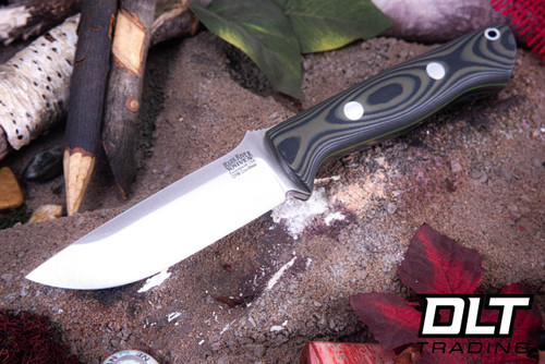 Bark River Bravo 1 Cru-Wear Green & Black Suretouch - Matte - Toxic Green Liners