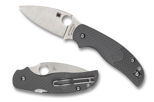 Spyderco C123PGY Sage 5 Lightweight - Grey FRN - Maxamet Blade