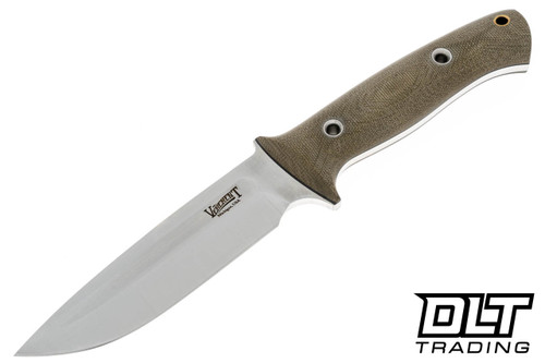 Vehement K2 Satin OD Micarta - Black Liners - Satin Blade - Black ...