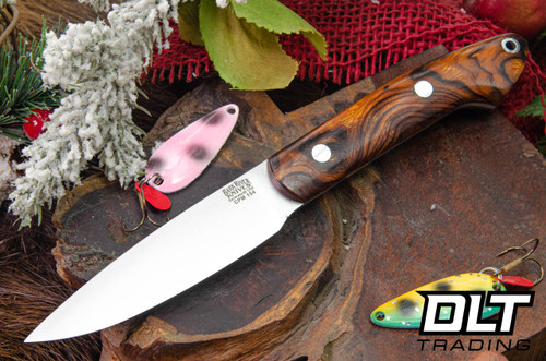 Bark River Bird & Trout CPM-154 Desert Ironwood Burl - Red Liners #5