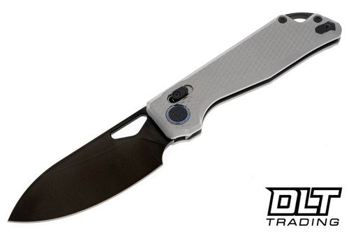 Kunwu Pulsar XL Diamond Texture Bead Blast Titanium - Satin DLC Elmax ...