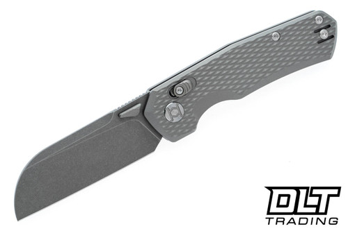 Kunwu Compact Chad Stonewashed Pm60 Blade Diamond Texture Titanium