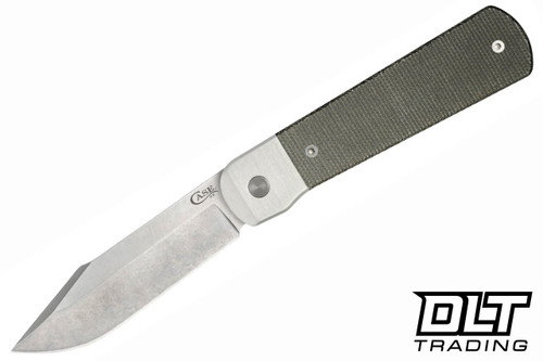 Case Longhouse - Smooth OD Green Canvas Micarta - DLT Trading