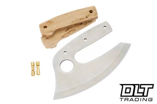 Nordic Knife Ulu Kit - Curly Birch - DLT Trading