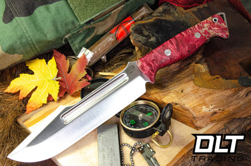 Bark River Tope Recon 3V Cherry & Cream Maple Burl - Black Liners