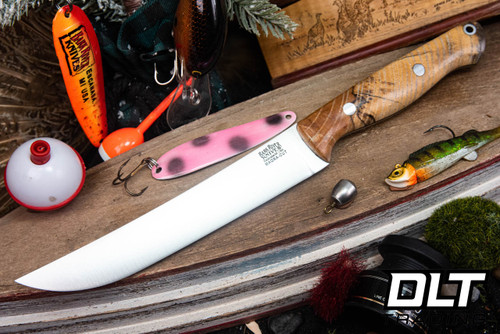 Bark River Fin & Bone MagnaCut Spalted Hackberry - Black Liners #1