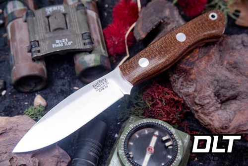 Bark River Mini Tundra 3V Tan Burlap - Orange Liners