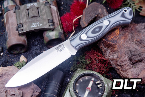 Bark River Mini Tundra 3V Grey & Black Suretouch - Matte - Grey Liners