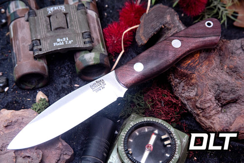 Bark River Mini Tundra 3V Dark Brown Maple Burl